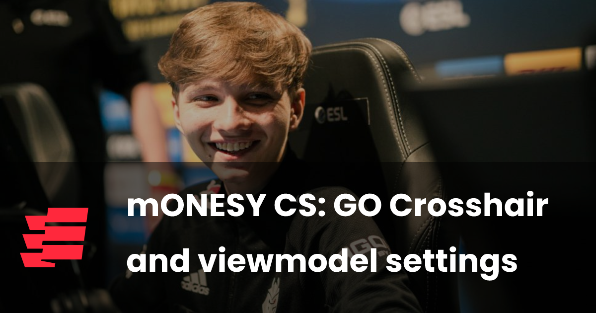 mONESY CS: GO Crosshair and viewmodel settings | esports.gg