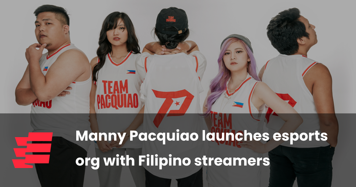 Manny Pacquiao launches esports org with Filipino streamers | esports.gg