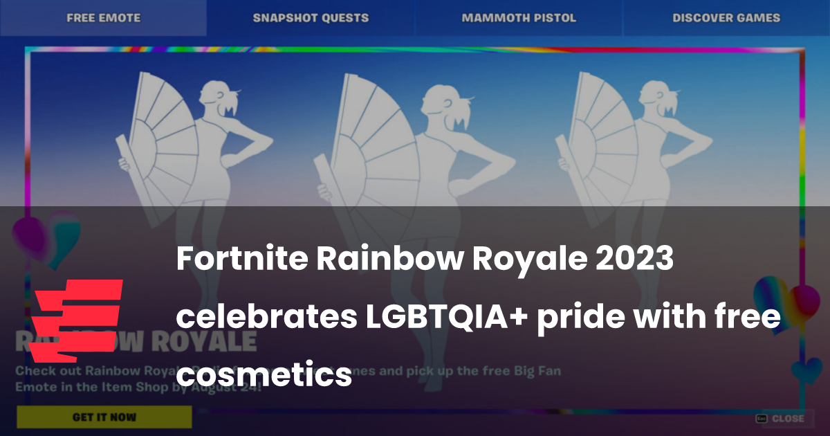 Fortnite Rainbow Royale 2023 celebrates LGBTQIA+ pride with free ...