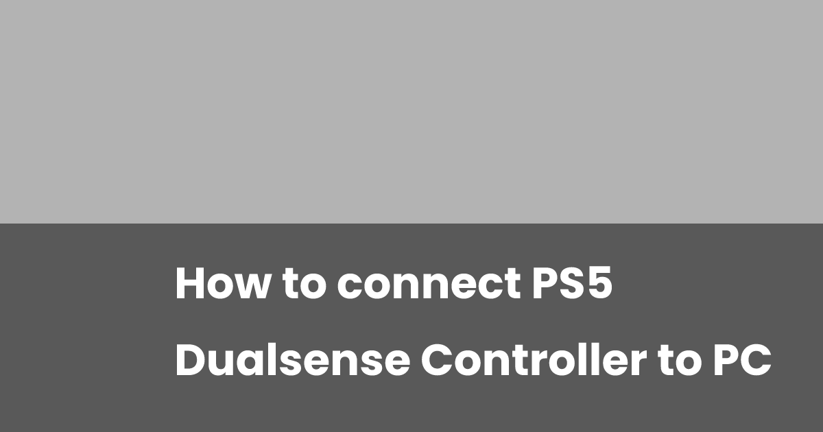 How to connect PS5 Dualsense Controller to PC | esports.gg