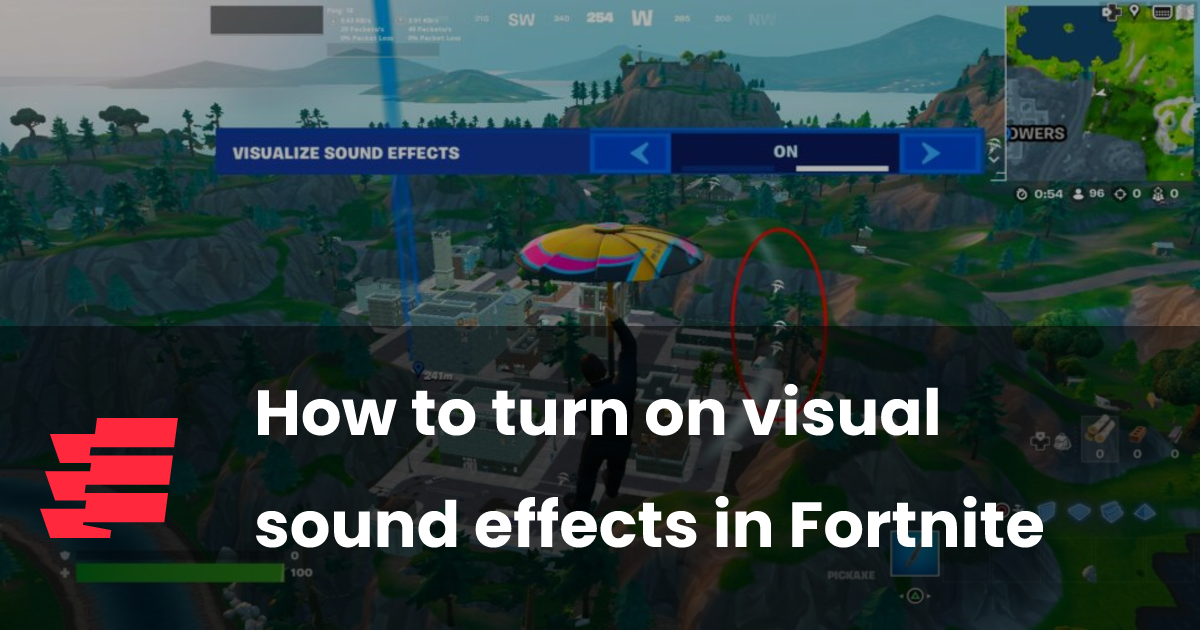 How to turn on visual sound effects in Fortnite | esports.gg