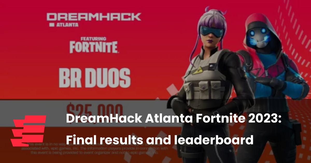 DreamHack Atlanta Fortnite 2023: Final results and leaderboard | esports.gg