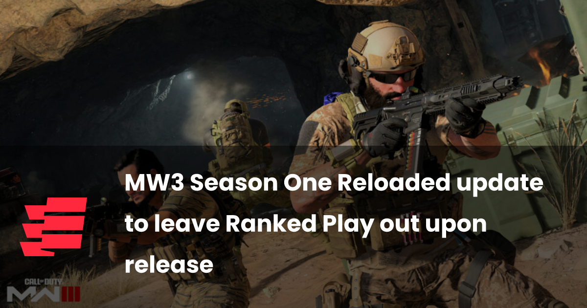 MW3 Season One Reloaded update to leave Ranked Play out upon release ...