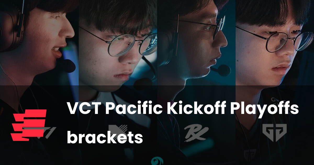 VCT Pacific Kickoff Playoffs brackets | esports.gg
