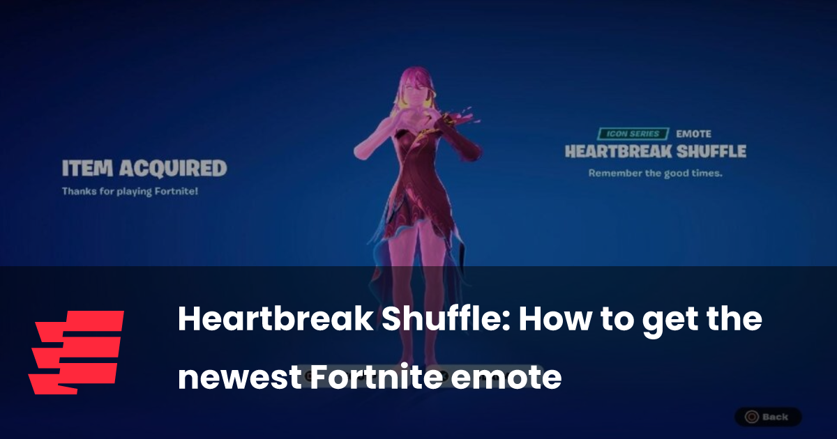 Heartbreak Shuffle: How to get the newest Fortnite emote | esports.gg