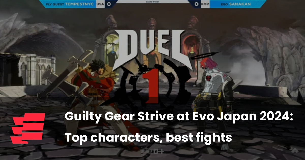 Guilty Gear Strive at Evo Japan 2024: Top characters, best fights | esports.gg