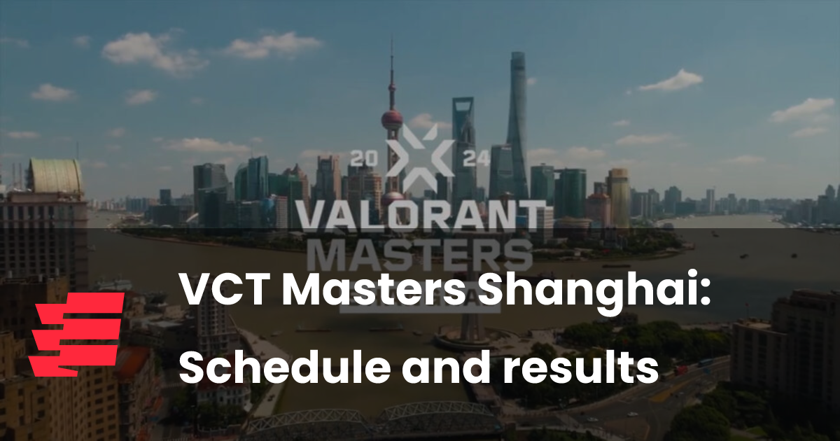 VCT Masters Shanghai: Schedule and results | esports.gg