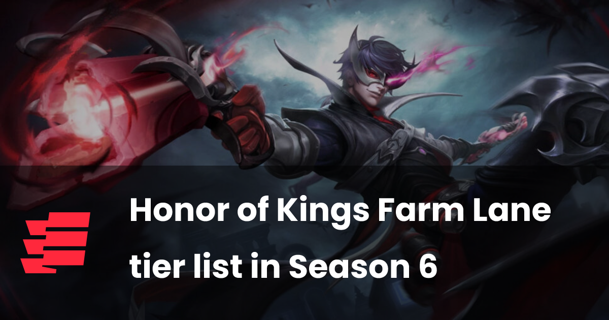 Honor of Kings Farm Lane tier list in Season 6 | esports.gg