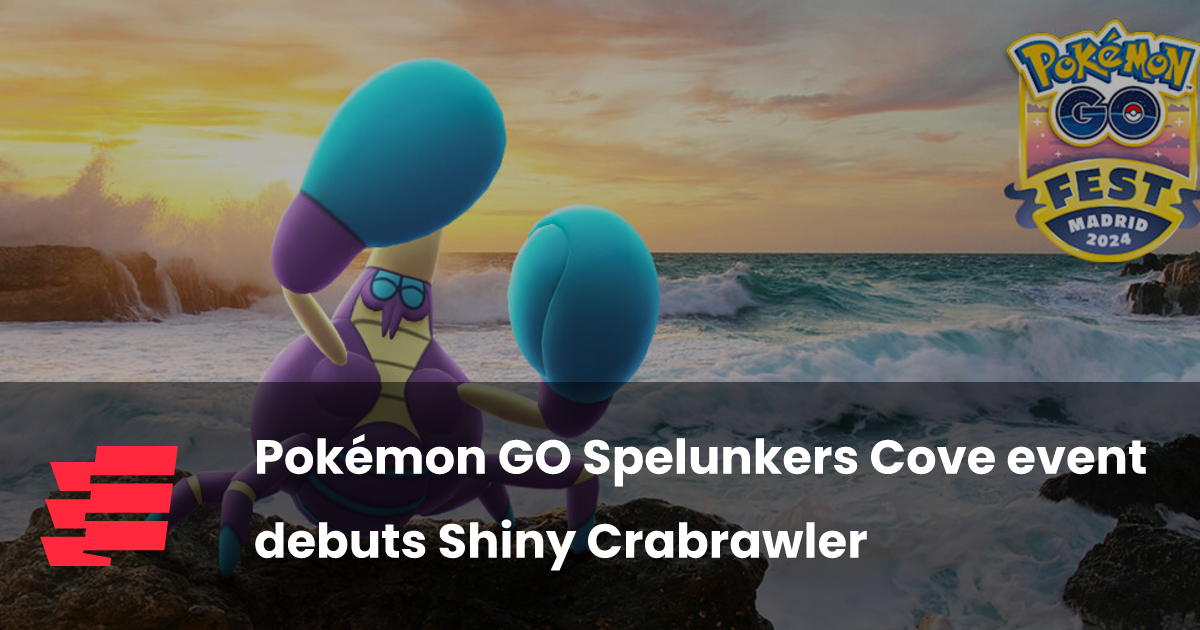 Pokémon GO Spelunkers Cove event debuts Shiny Crabrawler | esports.gg