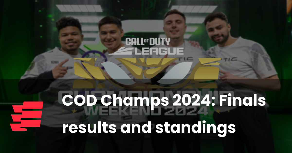 COD Champs 2024: Finals results and standings | esports.gg