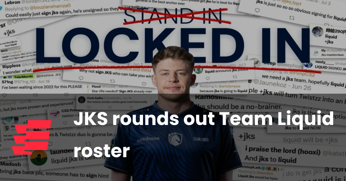 JKS rounds out Team Liquid roster | esports.gg