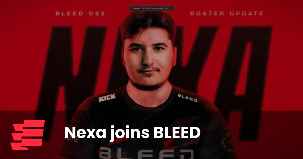 Nexa joins BLEED | esports.gg