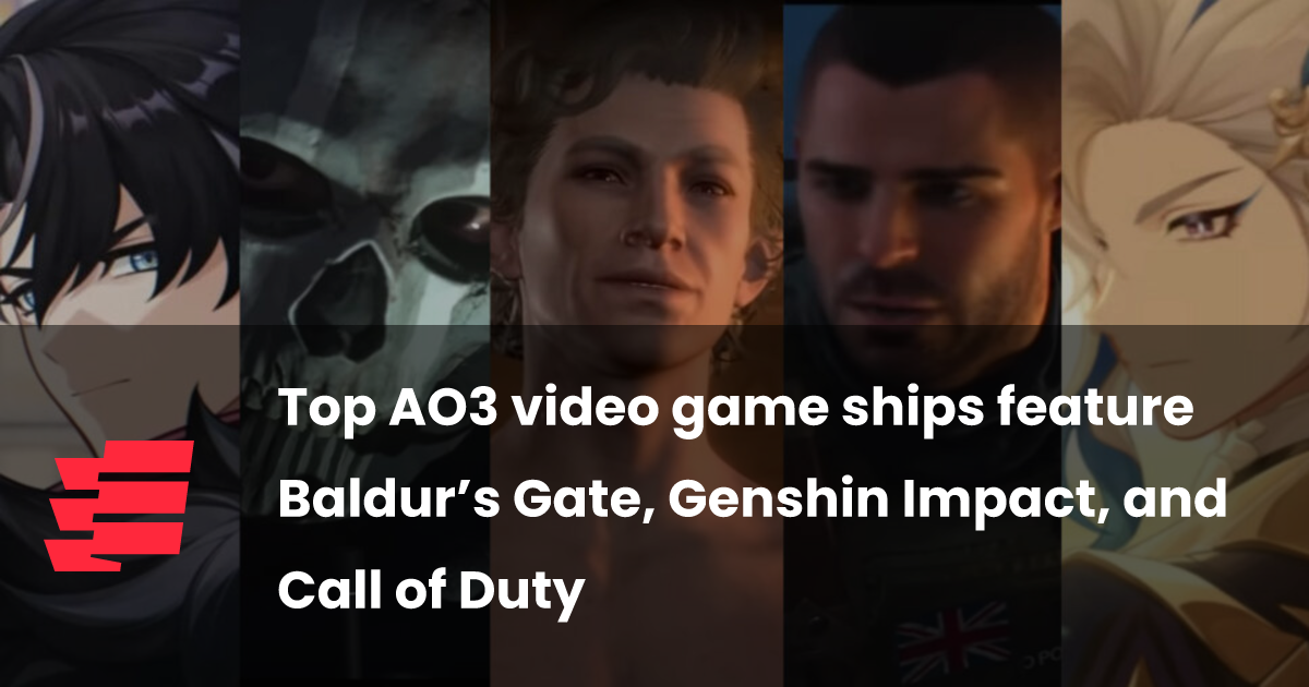 Top AO3 video game ships feature Baldur’s Gate, Genshin Impact, and ...