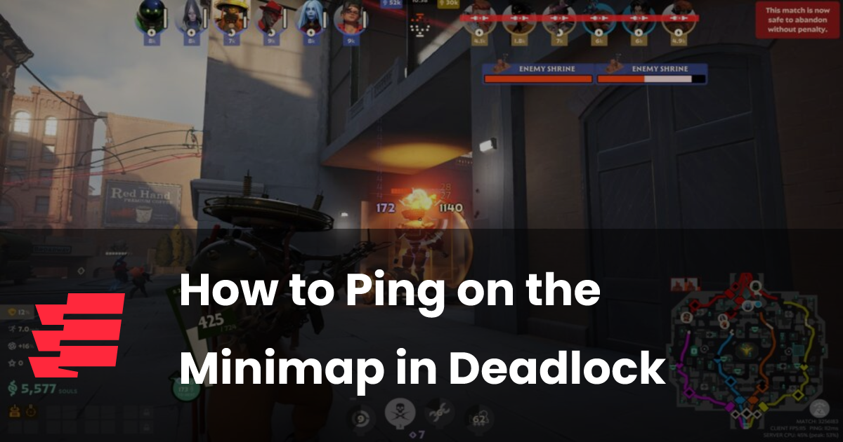 How to Ping on the Minimap in Deadlock | esports.gg