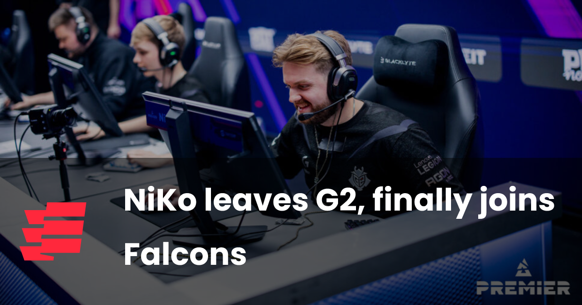 NiKo leaves G2, finally joins Falcons | esports.gg