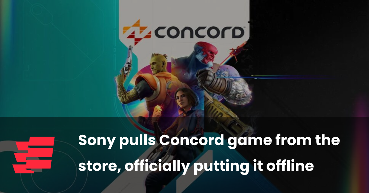 Sony pulls Concord game from the store, officially putting it offline ...