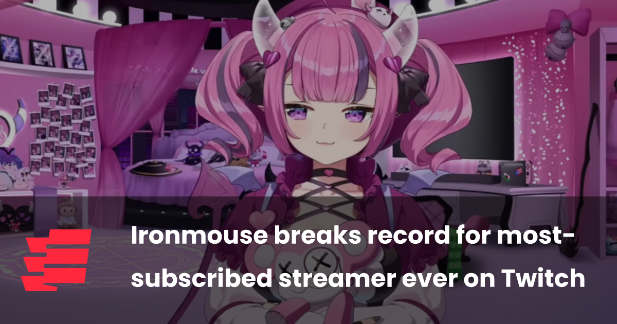 Ironmouse breaks record for most-subscribed streamer ever on Twitch ...