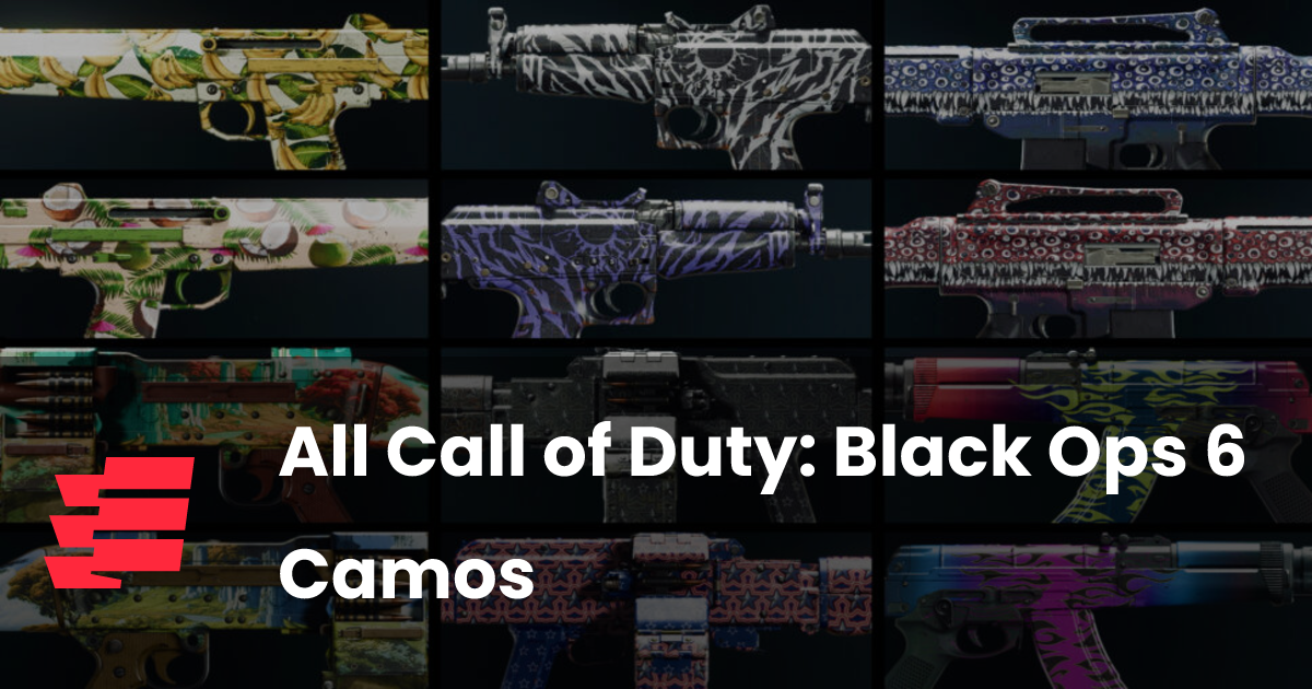 All Call of Duty: Black Ops 6 Camos | esports.gg