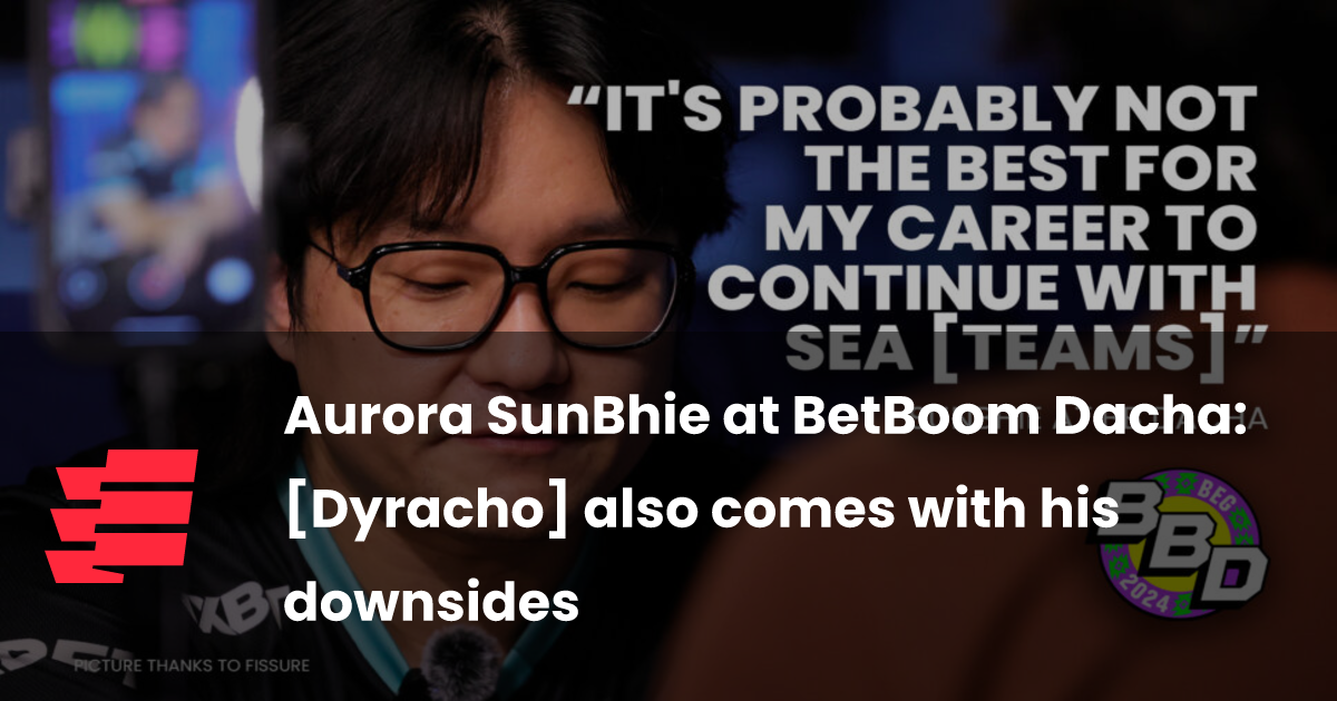 Aurora SunBhie at BetBoom Dacha: [Dyracho] also comes with his ...