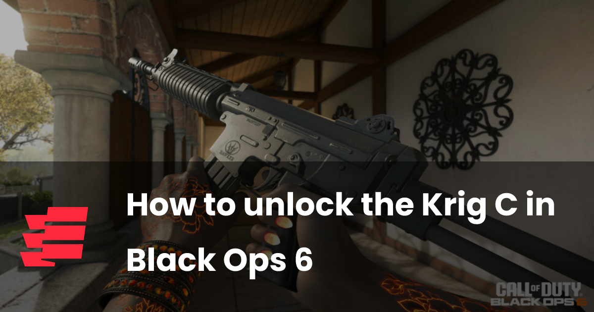 How to unlock the Krig C in Black Ops 6 | esports.gg