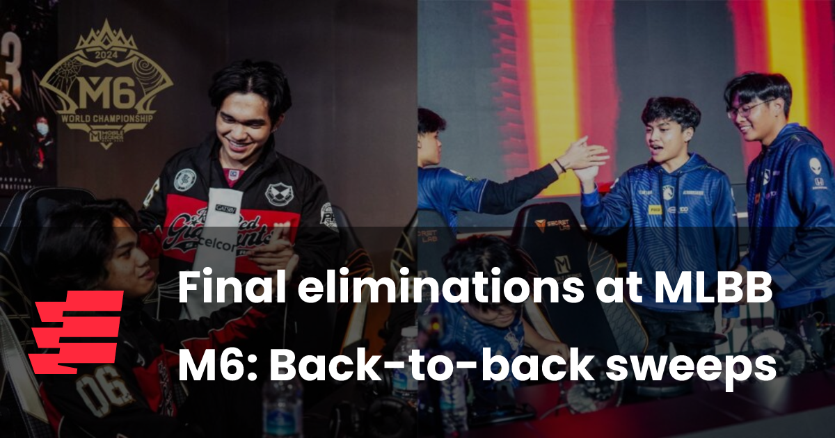 Final eliminations at MLBB M6: Back-to-back sweeps | esports.gg