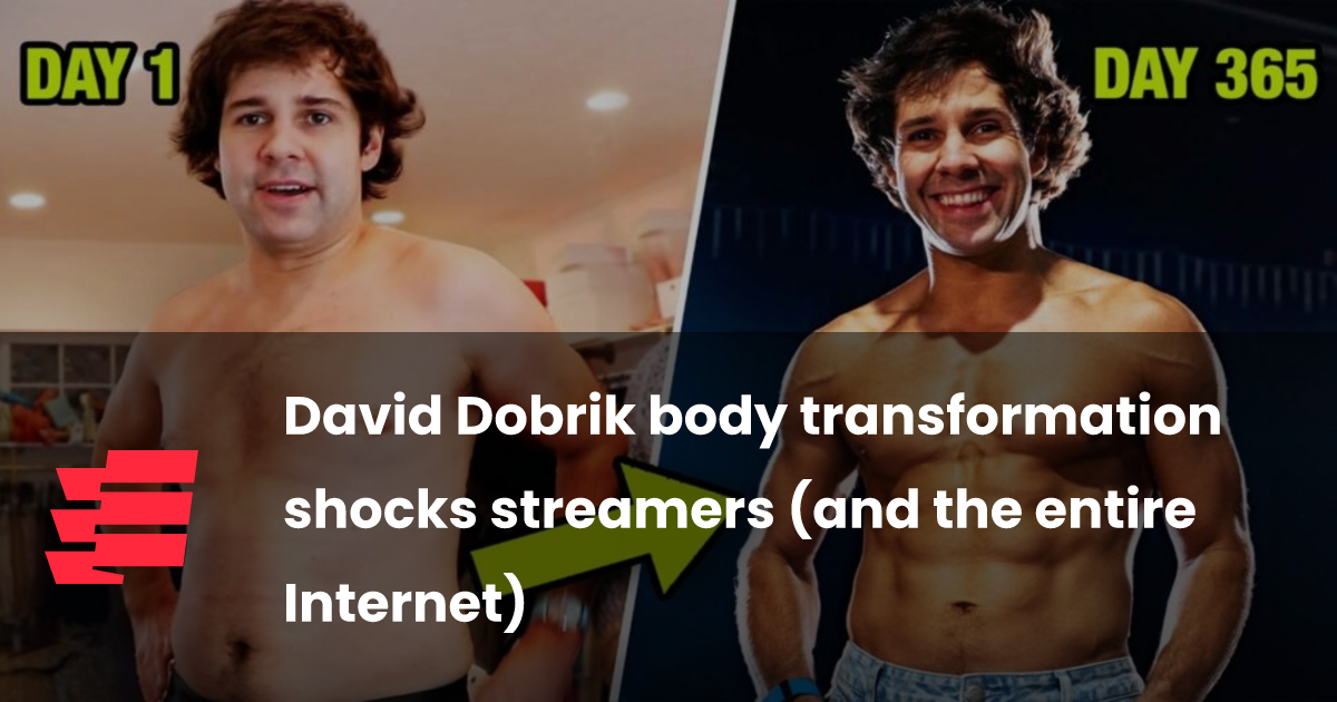 David Dobrik body transformation shocks streamers (and the entire ...