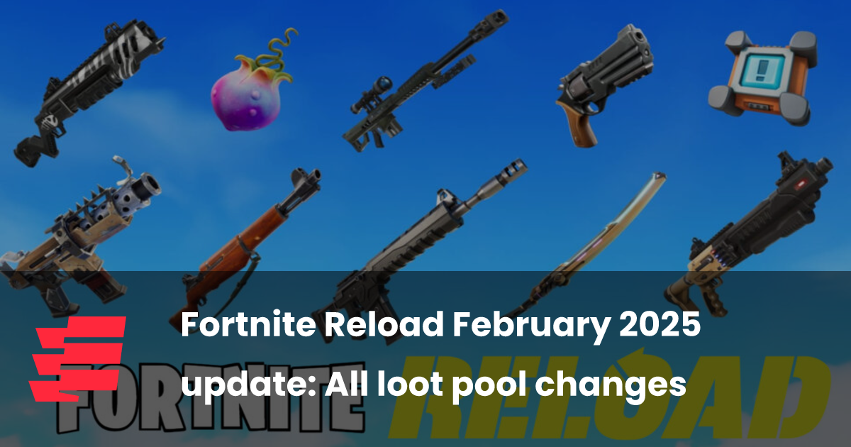Fortnite Reload February 2025 update: All loot pool changes | esports.gg