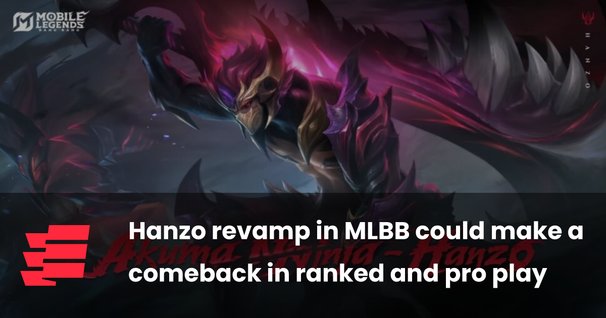 Hanzo revamp in MLBB could make a comeback in ranked and pro play ...