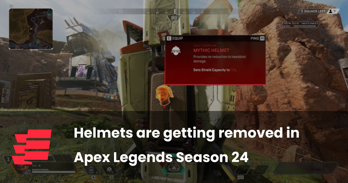 Helmets are getting removed in Apex Legends Season 24 | esports.gg