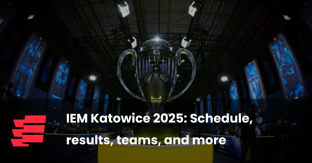 IEM Katowice 2025: Schedule, results, teams, and more | esports.gg