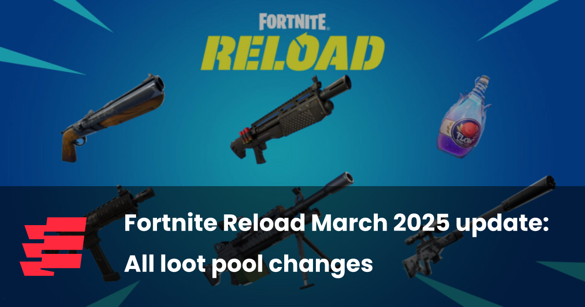 Fortnite Reload March 2025 update: All loot pool changes | esports.gg