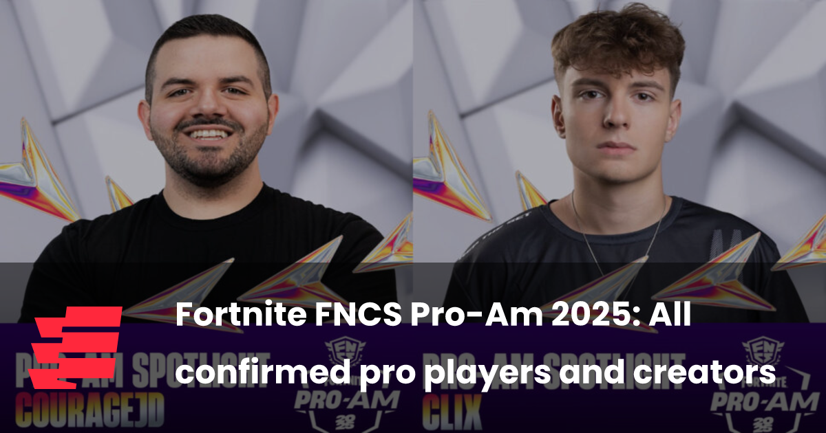 Fortnite FNCS Pro-Am 2025: All confirmed pro players and creators ...