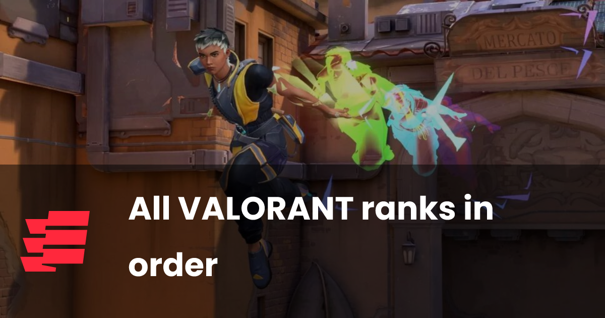All VALORANT ranks in order | esports.gg