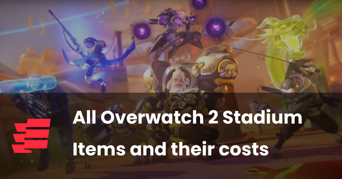 All Overwatch 2 Stadium Items and their costs | esports.gg