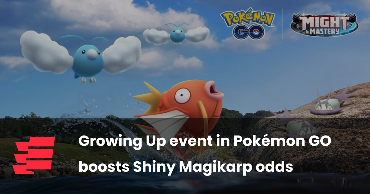Growing Up event in Pokémon GO boosts Shiny Magikarp odds | esports.gg